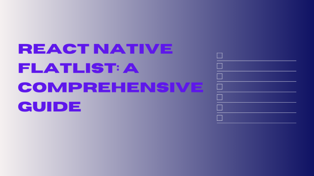 How To Use React Native Flatlist