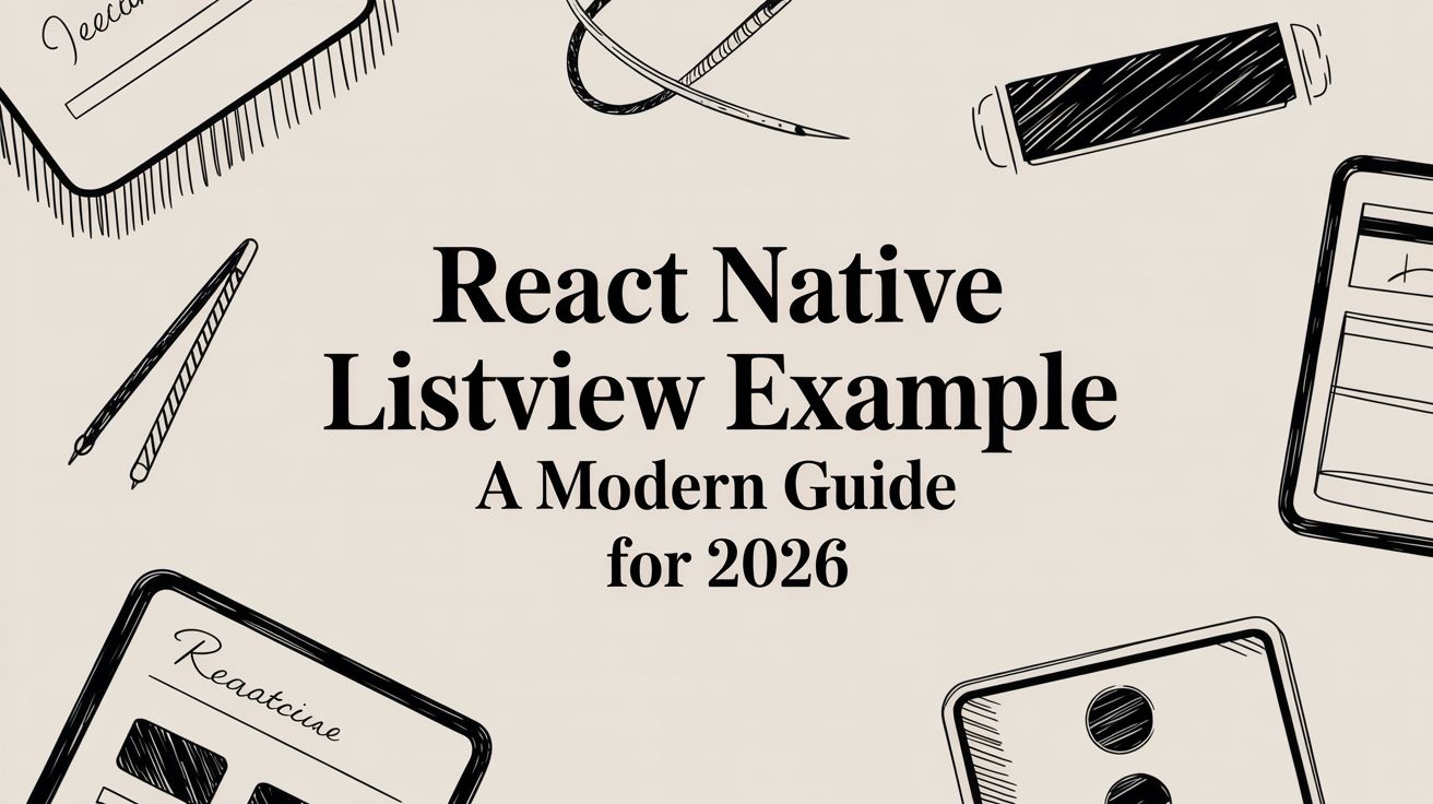 React Native ListView Example A Modern Guide for 2026