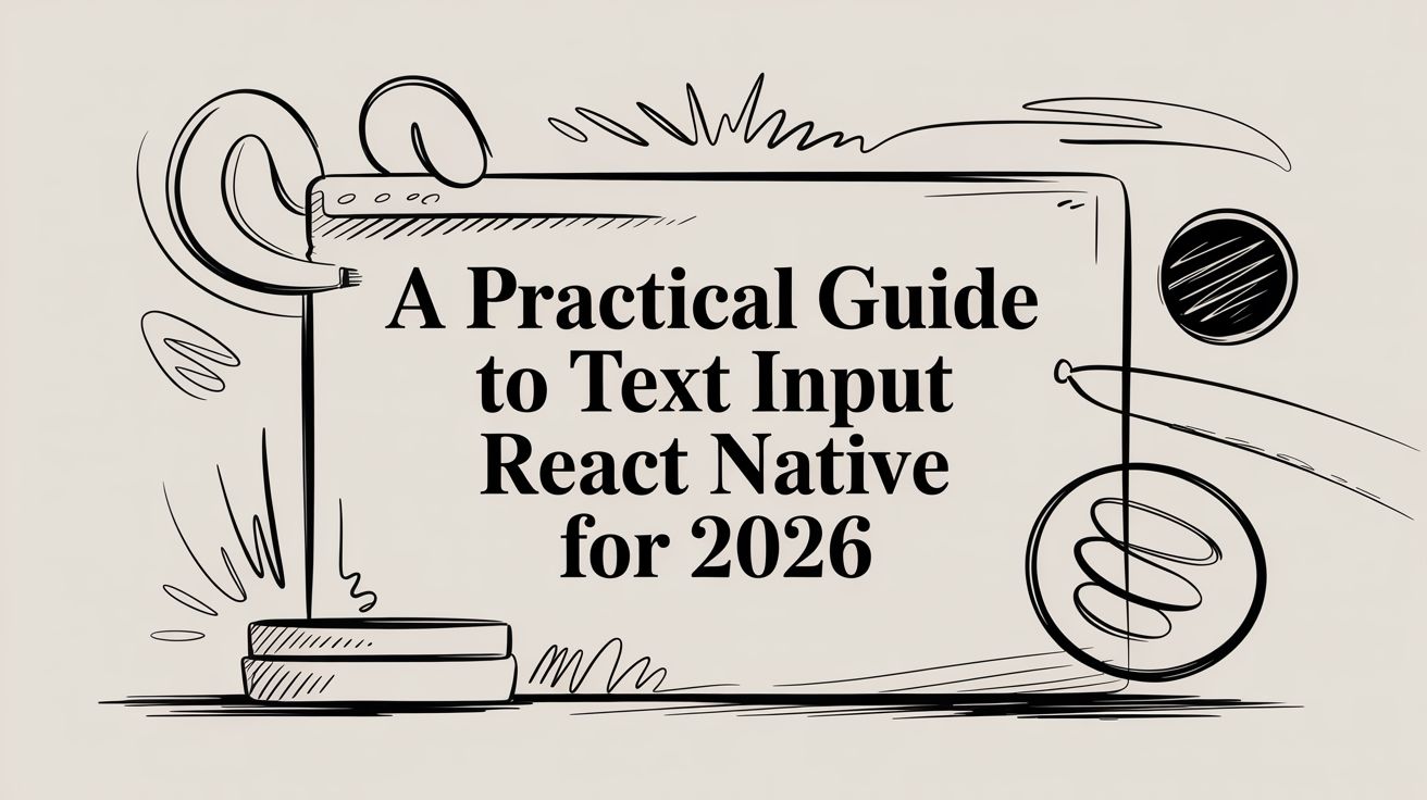 A Practical Guide to text input react native for 2026